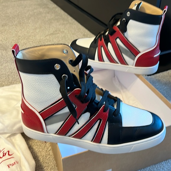 Christian Louboutin | Shoes | Christian Louboutin Size 43 M Vida Top Lt Flat Only Worn Twice ...